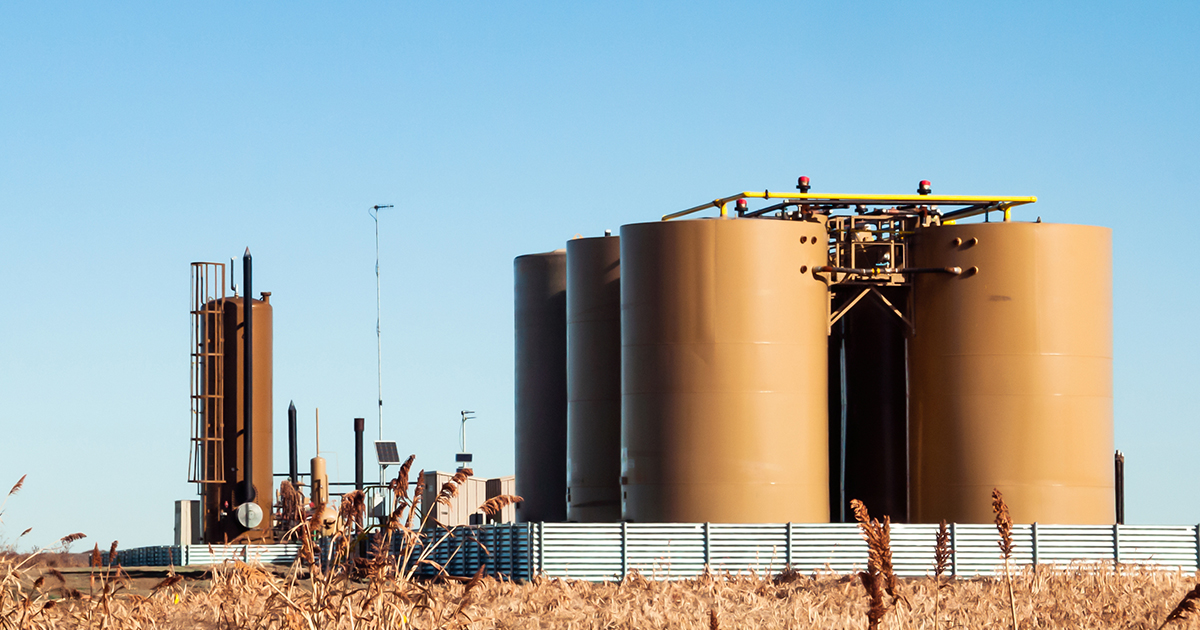 Oil Tank Battery Installation